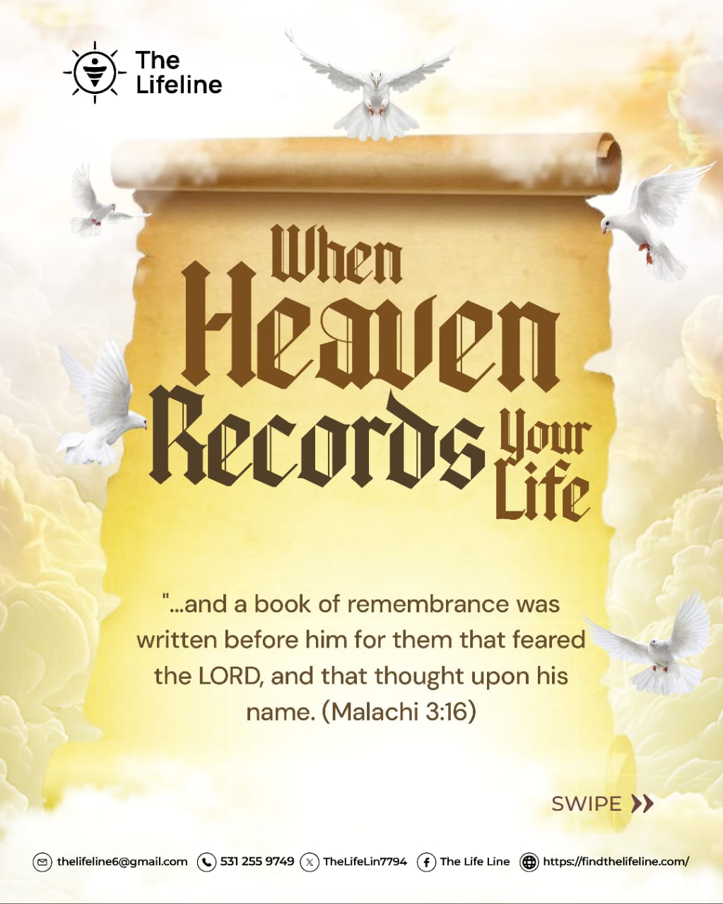 When Heaven Records Your Life – The Lifeline